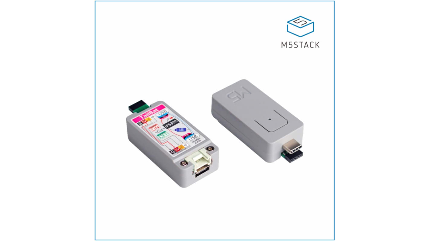 M5Stack T001 Power Supply Unit for use with M5ATOM, M5Camera, M5Stick, M5StickC, M5StickV | RS