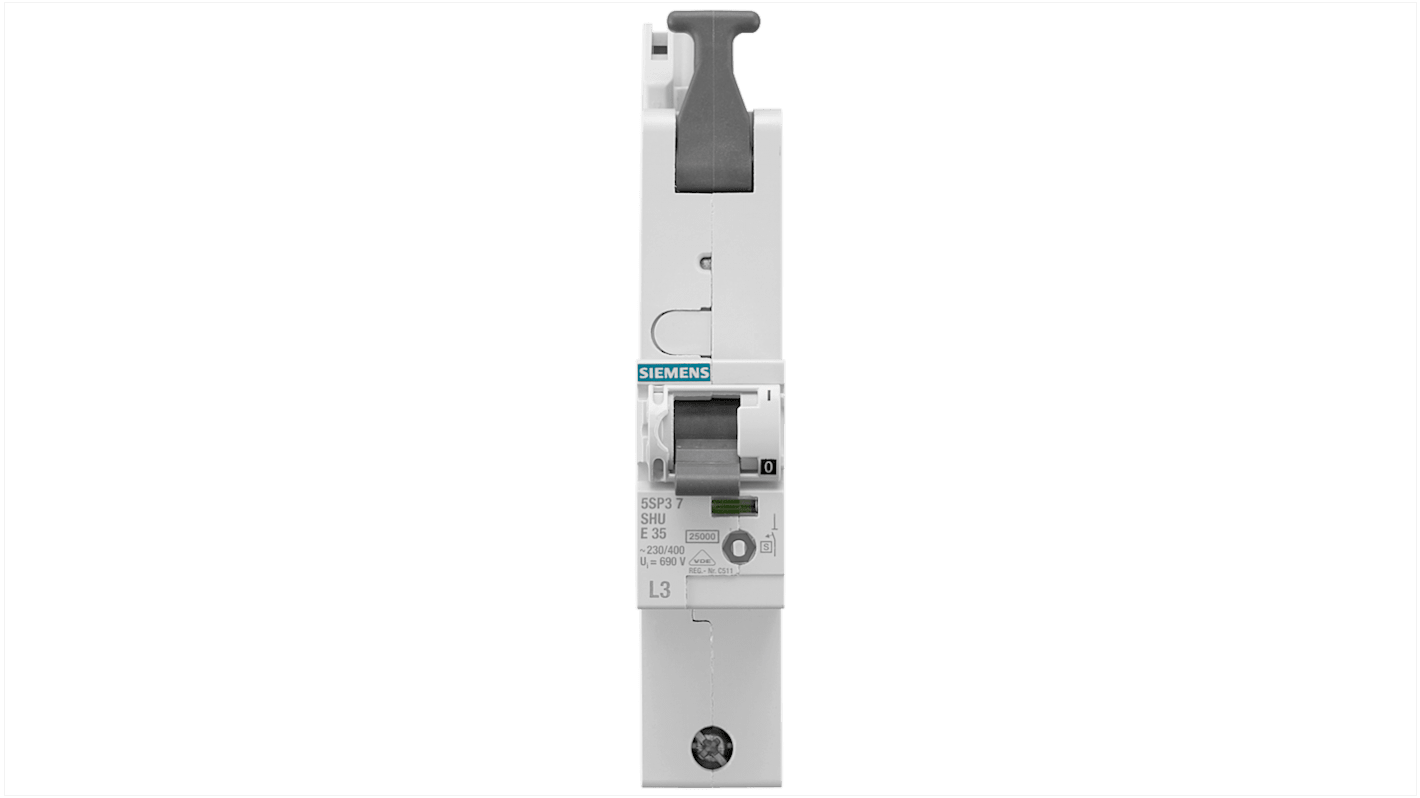 5SP3725-2KK03 | Siemens SENTRON 5SP3725 MCB, 1P, 25A, Type E | RS