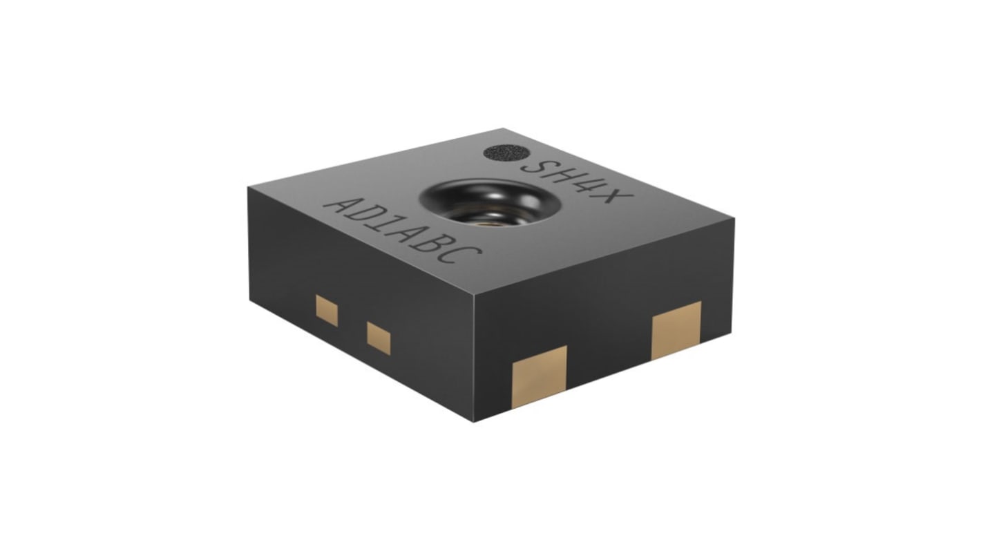 SHT41-AD1B-R2 | Sensirion Temperature & Humidity Sensor, Digital Output, Surface Mount, I2C, ±1. ...