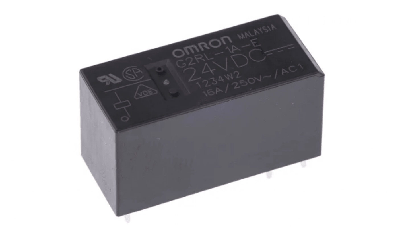G2RL-1A-E-PW1 DC12 | Omron PCB Mount Non-Latching Relay, 12V dc Coil ...