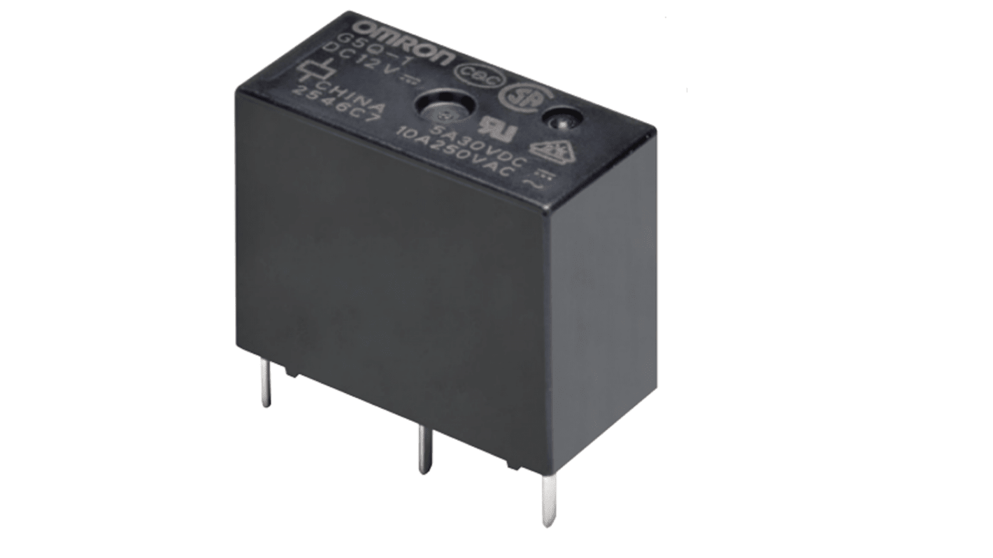 G5Q-1A-PW DC24 (TY) | Omron PCB Mount Non-Latching Relay, 24V dc Coil, 10A Switching Current ...