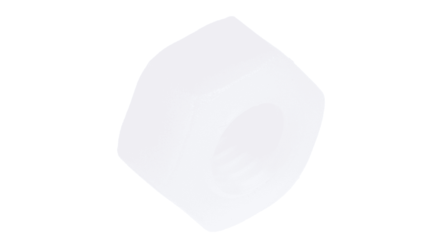 RS PRO, Plain Nylon Hex Nut, DIN 934, M10 | RS