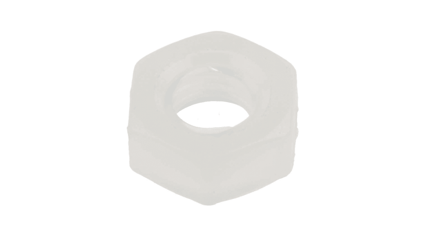 RS PRO, Plain Nylon Hex Nut, DIN 934, M4 | RS