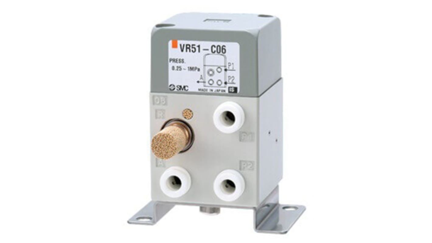 VR51-C07B | SMC Pneumatic Relay Pneumatic Control Valve VR Series, R 1/ ...