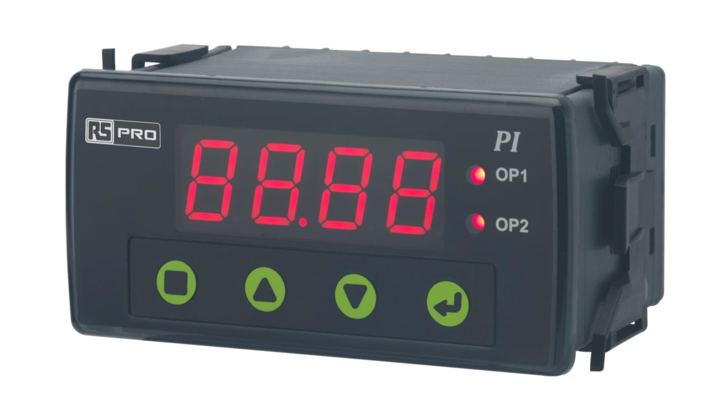 RS PRO 7-Segment Display Process Indicator for Analog, Thermocouple ...