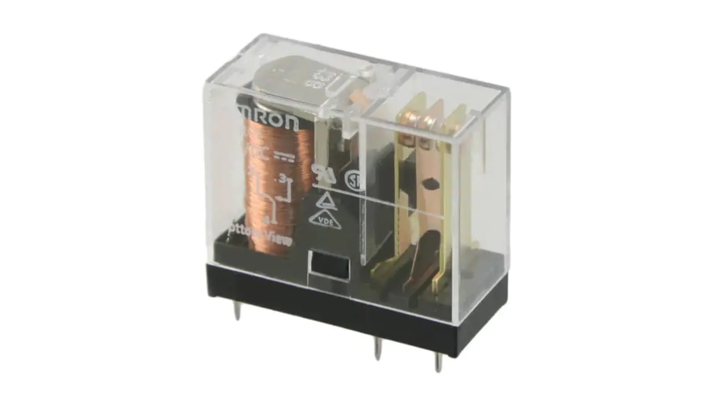 G2R-1A-E DC24 | Omron PCB Mount Non-Latching Relay, 24V dc Coil, 16A ...