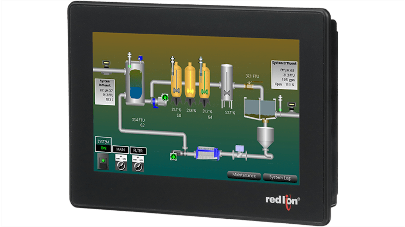 CR30000700000420 | Red Lion CR3000 Series TFT Touch Screen HMI - 7 in ...