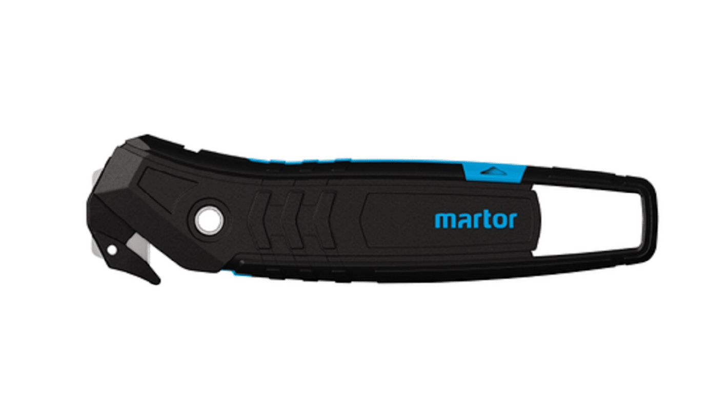350-350001 | MARTOR Safety Knife, Retractable, 38.9mm Blade Length | RS