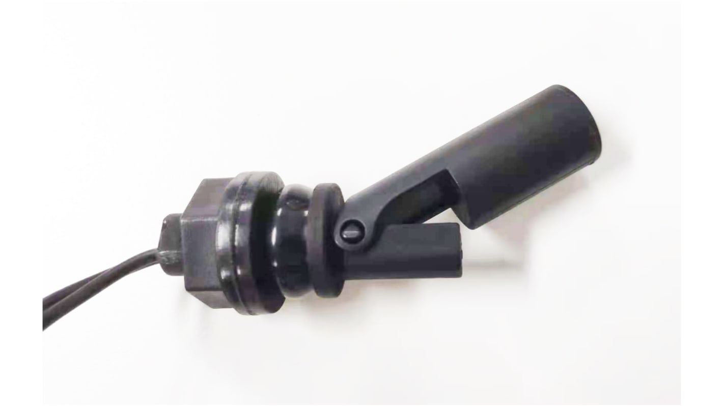 RS PRO Side Mounted PA66+GF20 Float Switch, Float, 1m Cable, NO | RS