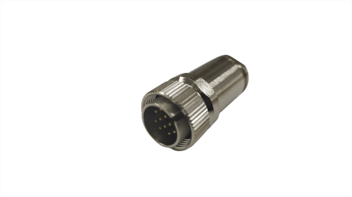 ER04-P12M8.5 | Tajimi Electronics Circular Connector, 12 Contacts, Cable Mount, Plug, ER04 ...