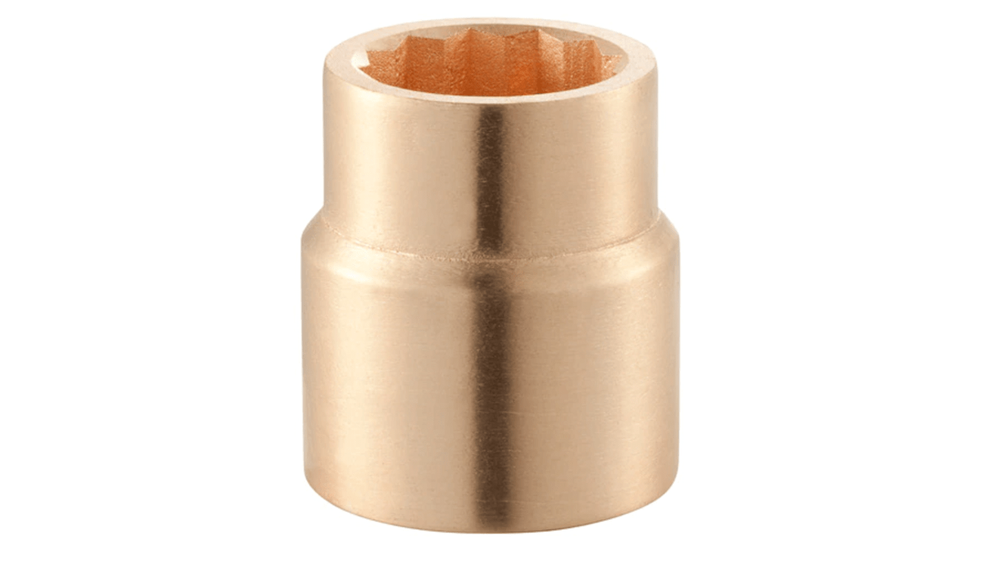 M.55SR | Facom 1 in Drive 55mm Standard Socket, 12 point, 80 mm Overall ...