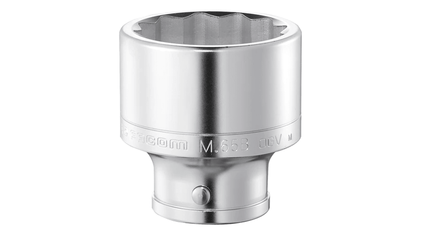 M.65B | Facom 1 in Drive 65mm Standard Socket, 12 point, 92 mm Overall ...