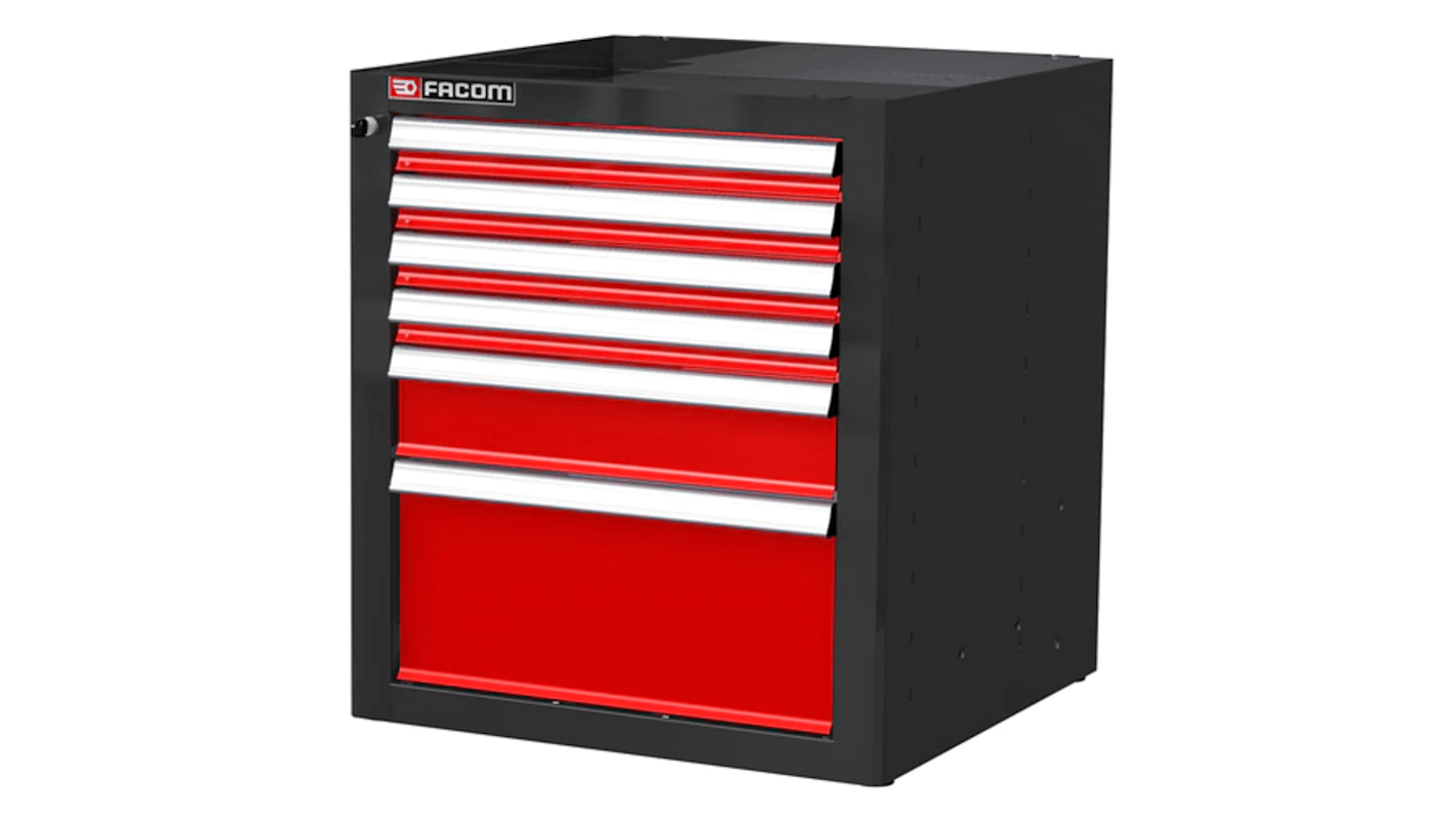 JLS2-MBS6T | Facom, 6 Drawer Floor Standing Storage Cabinet, 722 x 701 ...