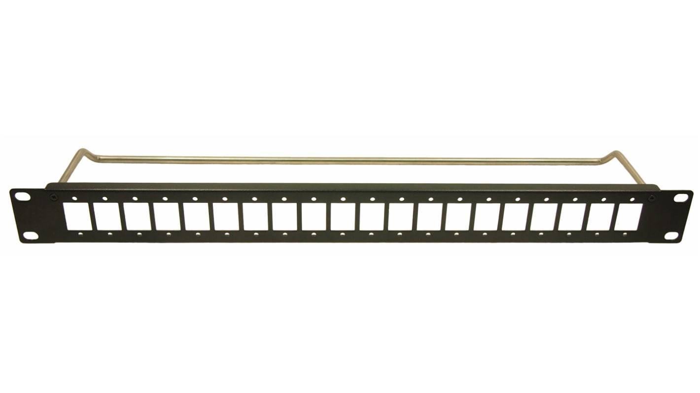 RS PRO Black Steel Rack Panel, 1U | RS