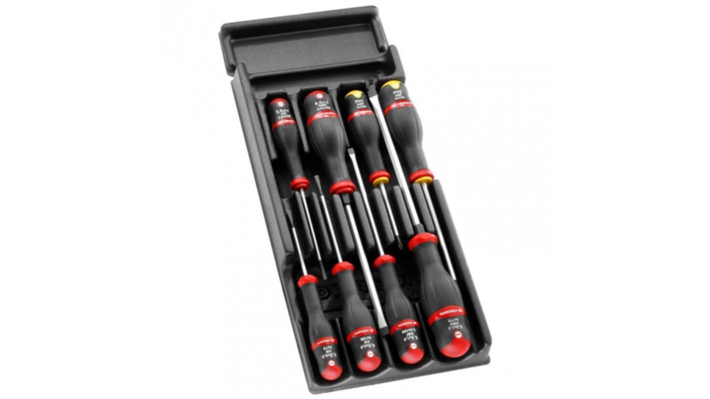 MOD.AT1PB | Facom Phillips; Slotted Screwdriver Set, 8-Piece | RS