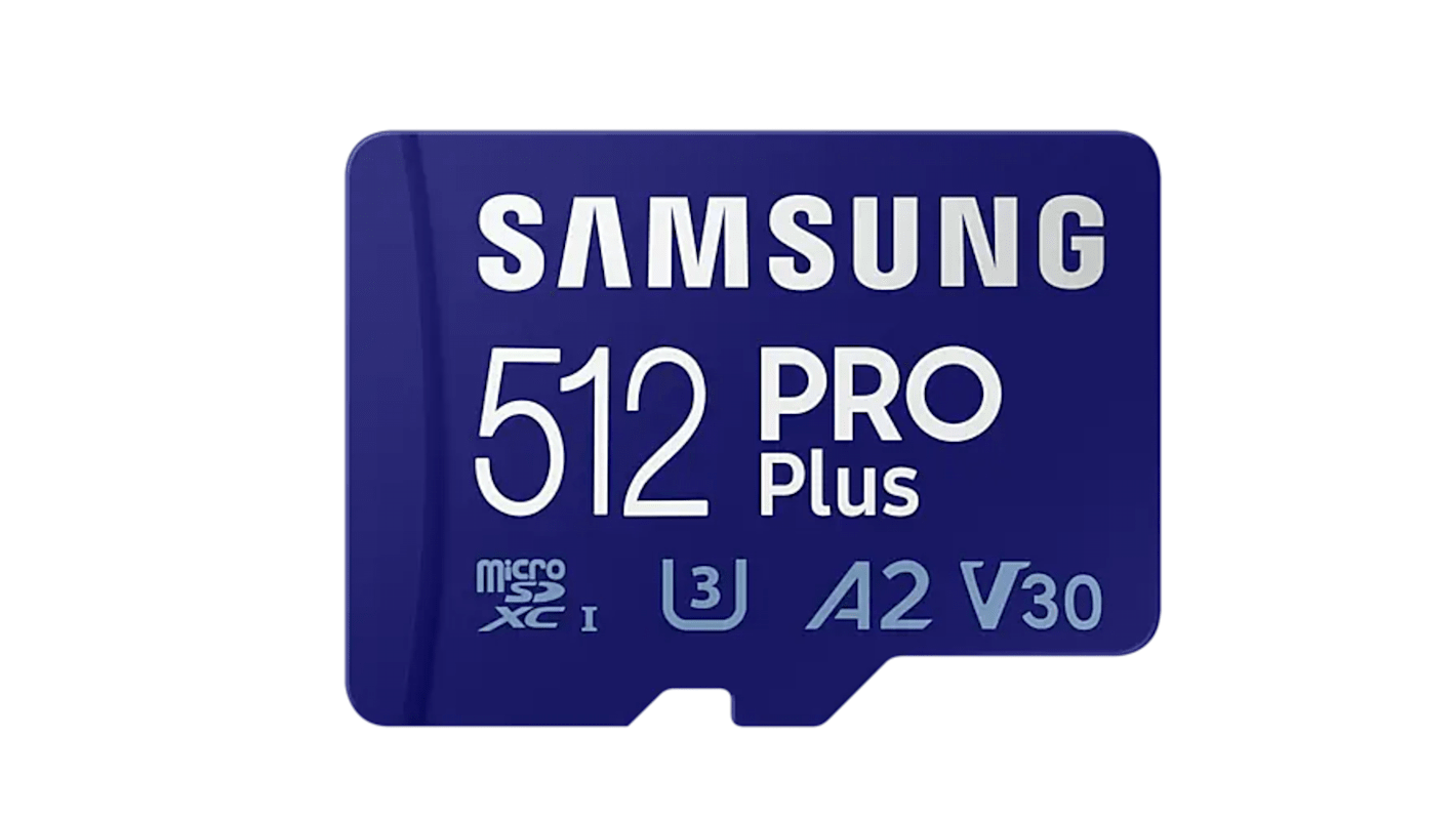 MB-MD512KA/EU | Samsung 512 GB MicroSDXC Micro SD Card, A2, U3, V30 | RS