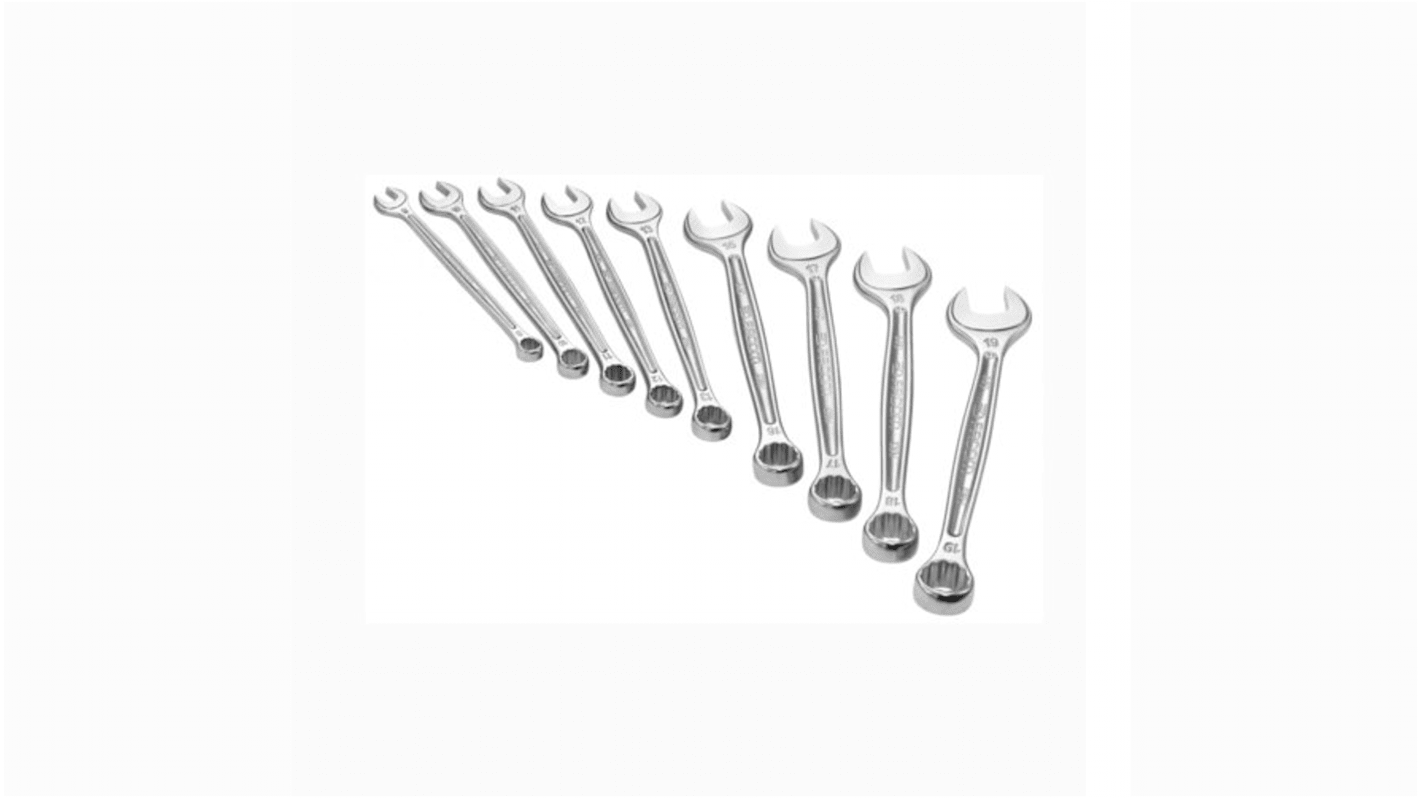 440.JU12 | Facom 12-Piece Combination Spanner Set, 1/4 → 15/16 | RS