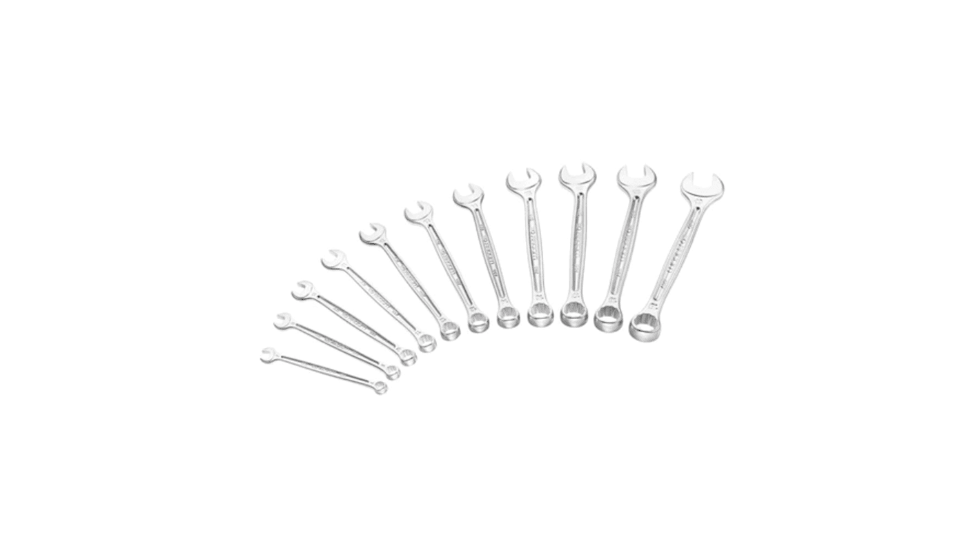 440.JE11 | Facom 11-Piece Combination Spanner Set, 7 → 19 mm | RS