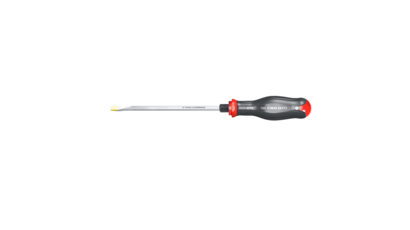 ATWH10X175 | Facom Slotted Screwdriver, 10 mm Tip, 175 mm Blade, 300 mm ...