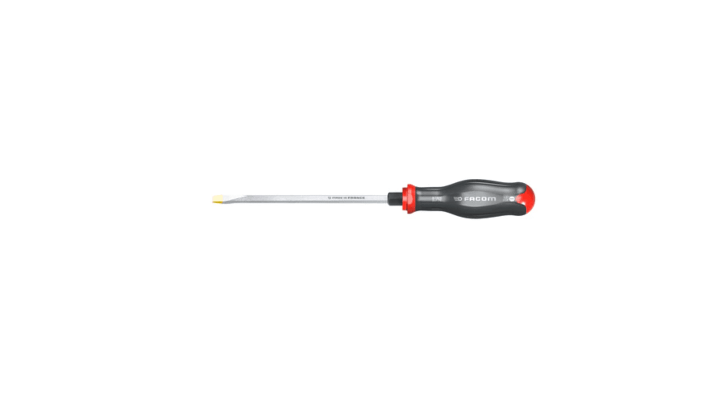 ATWH14X250 | Facom Slotted Screwdriver, 14 mm Tip, 250 mm Blade, 375 mm ...