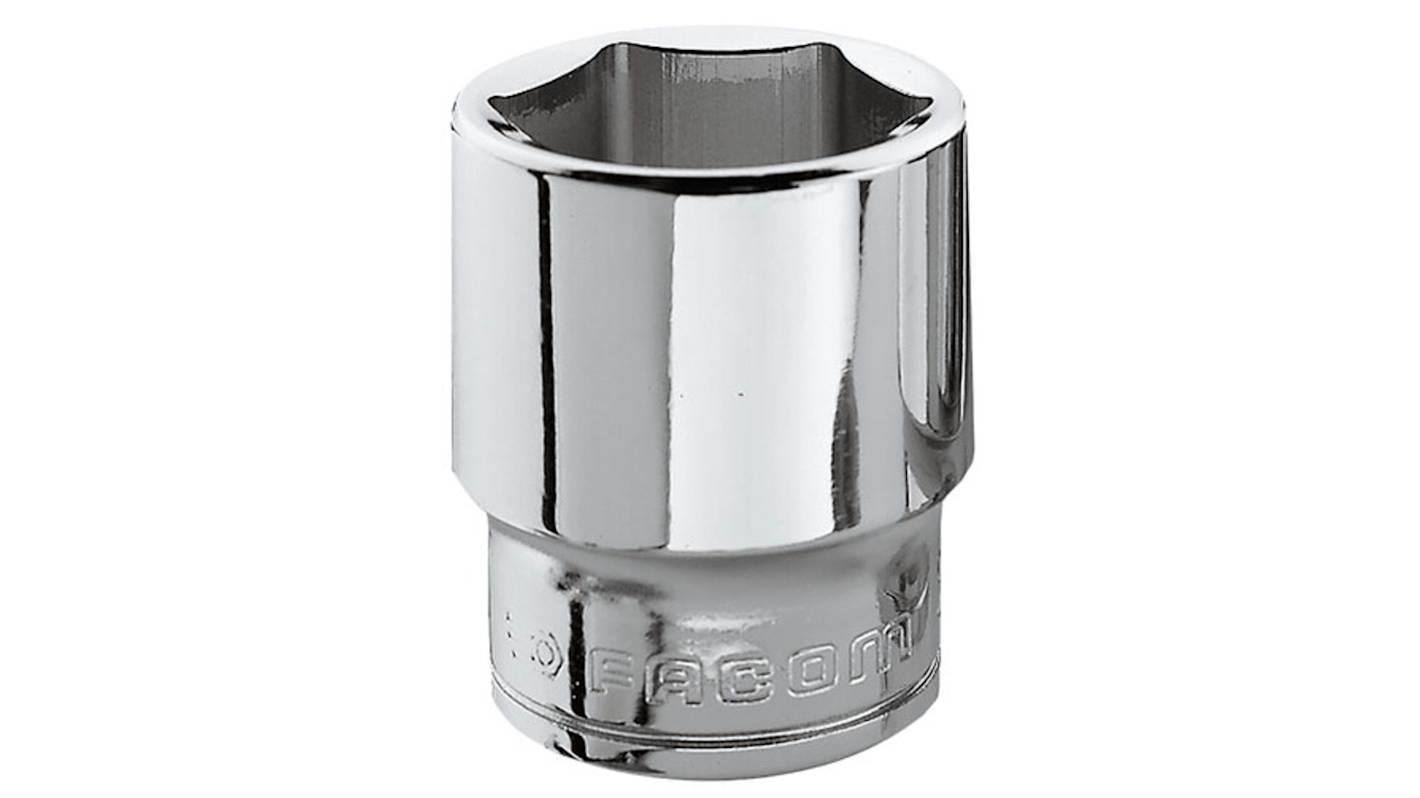 J.23H | Facom 3/8 in Drive 23mm Standard Socket, 6 point, 33 mm Overall ...