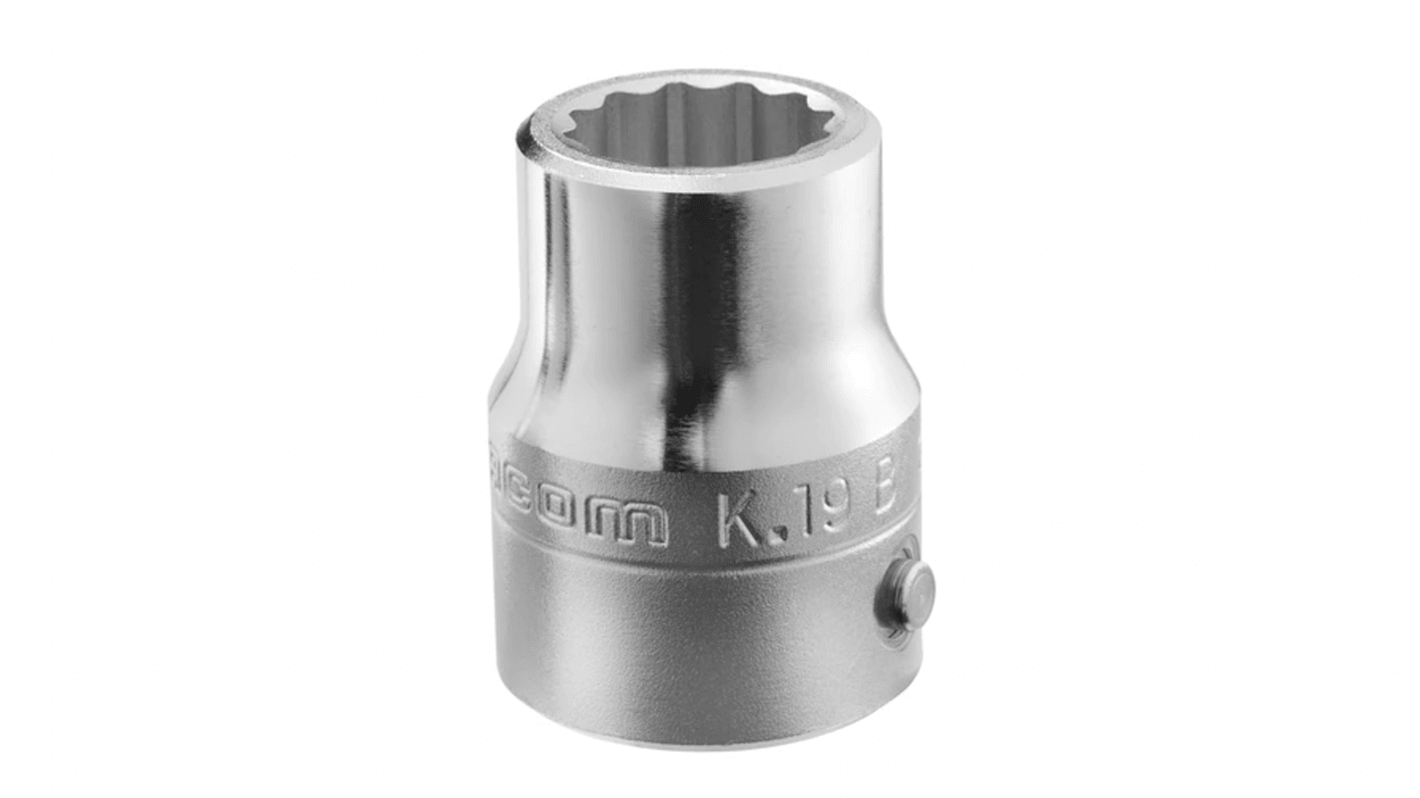 K.23B | Facom 3/4 in Drive 23mm Standard Socket, 12 point, 52.5 mm ...