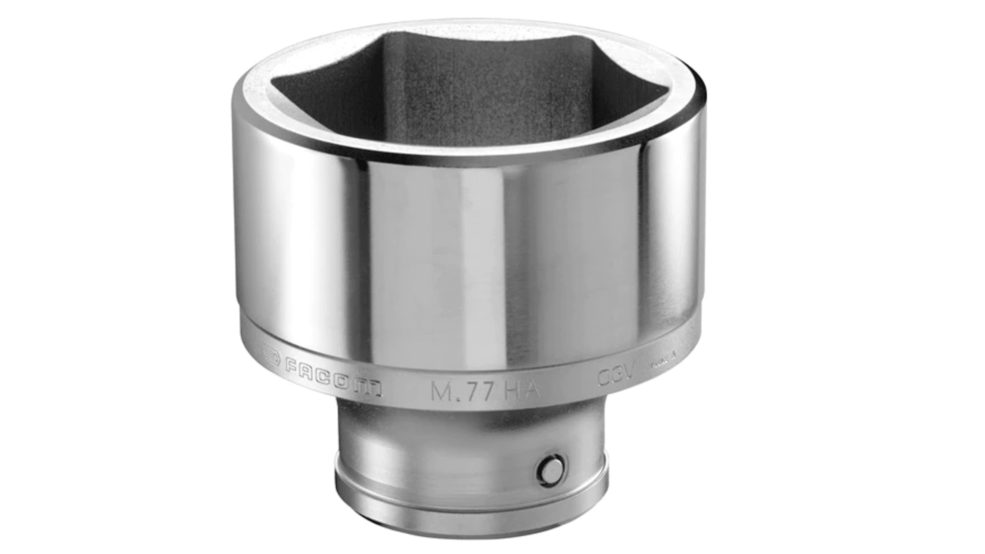 M.50HA | Facom 1 in Drive 50mm Standard Socket, 6 point, 80 mm Overall ...