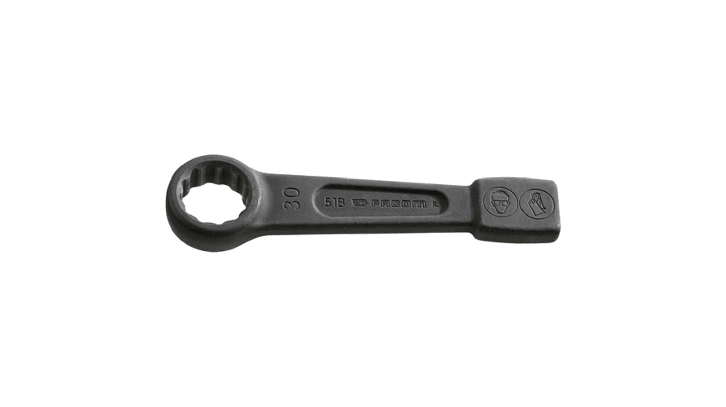 51BS.75 | Facom Single Ended Open Spanner, 75mm, Metric, 330 mm Overall ...