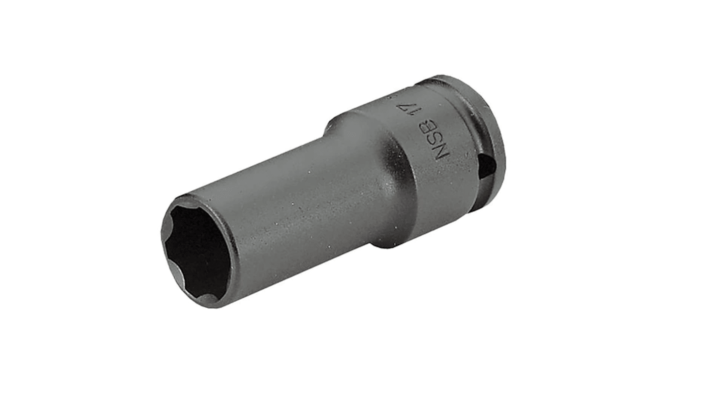NSB.15 | Facom 15mm, 1/2 in Drive Impact Socket, 80 mm length | RS