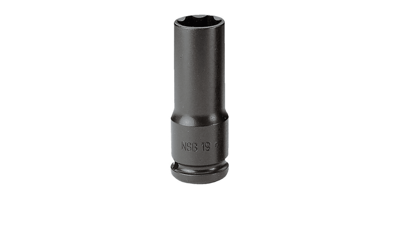 NSB.18 | Facom 18mm, 1/2 in Drive Impact Socket Deep Impact Socket, 80 ...