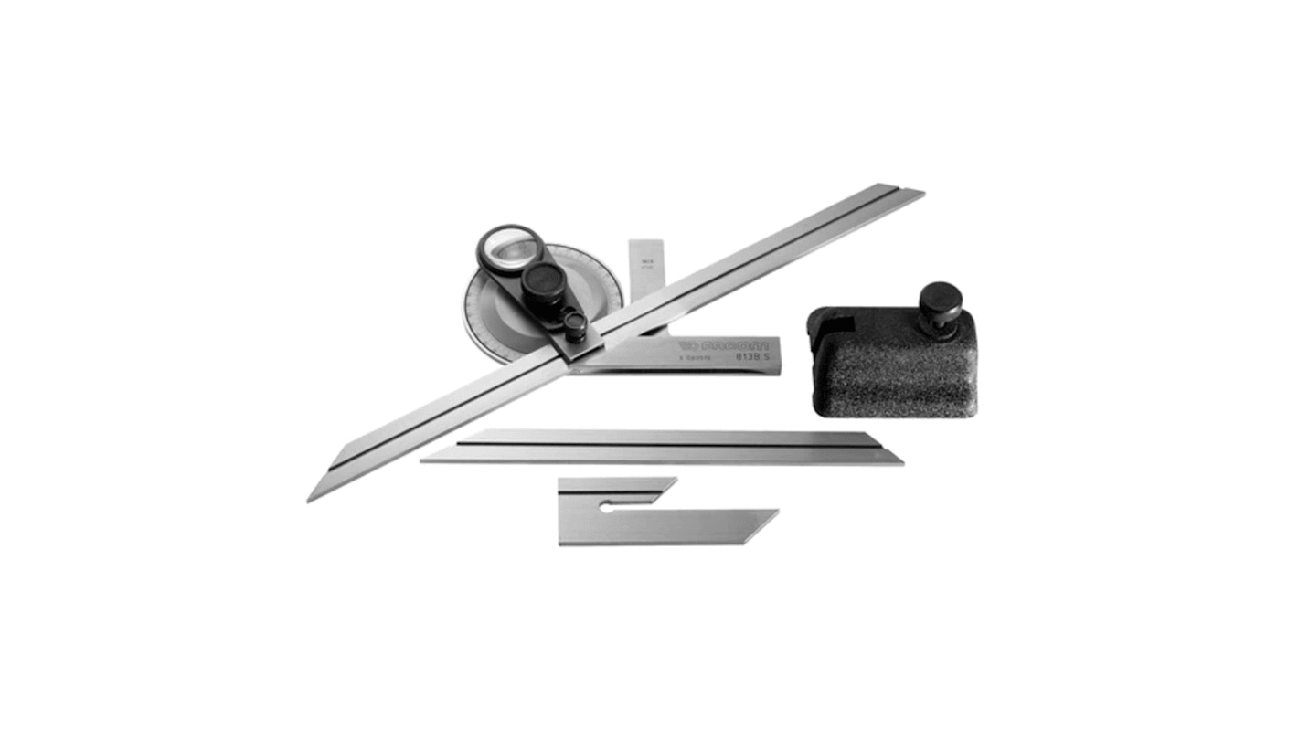 813B.S | Facom 360° Vernier Bevel Precision Protractor, 315 mm ...