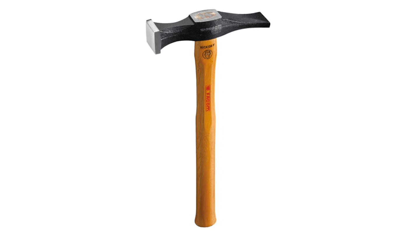 859H.28 | Facom Steel Dinging Hammer with Hickory Wood Handle, 560g | RS