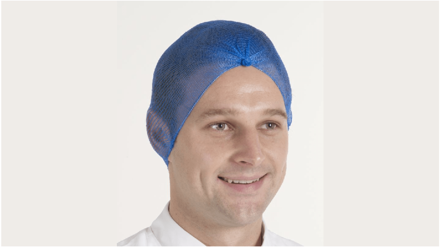 H0539 | Hairtite Blue Disposable Hair Net for Food Industry Use, One ...