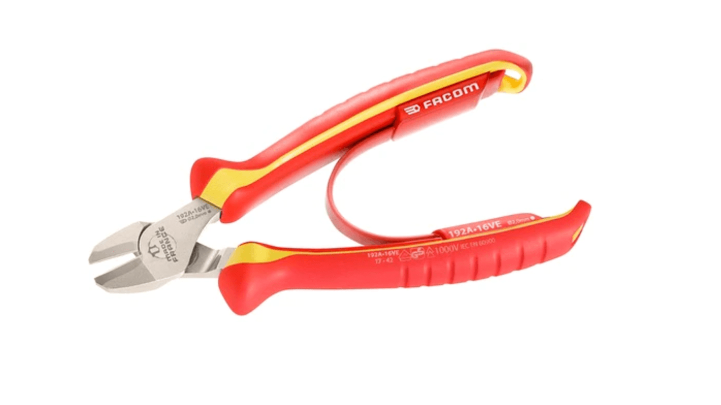 Facom 192A.16VE VDE/1000V Insulated Diagonal Cutter | RS