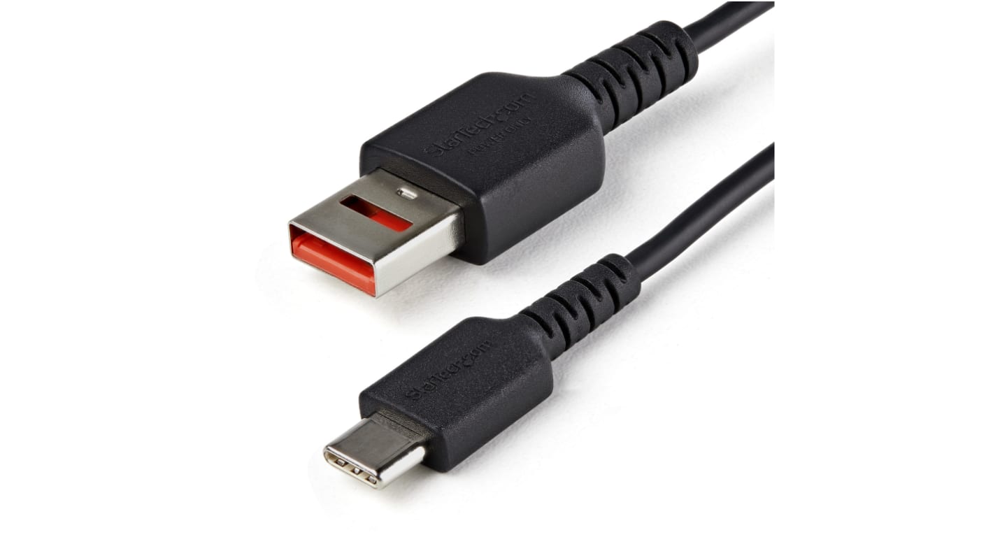 USBSCHAC1M | StarTech.com USB 2.0 Cable, Male USB A to Male USB C ...