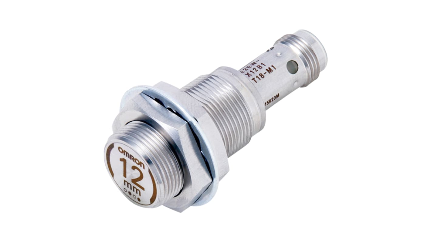 E2EW-X12B1T18-M1 | Omron Inductive Barrel-Style Proximity Sensor, M18 x ...