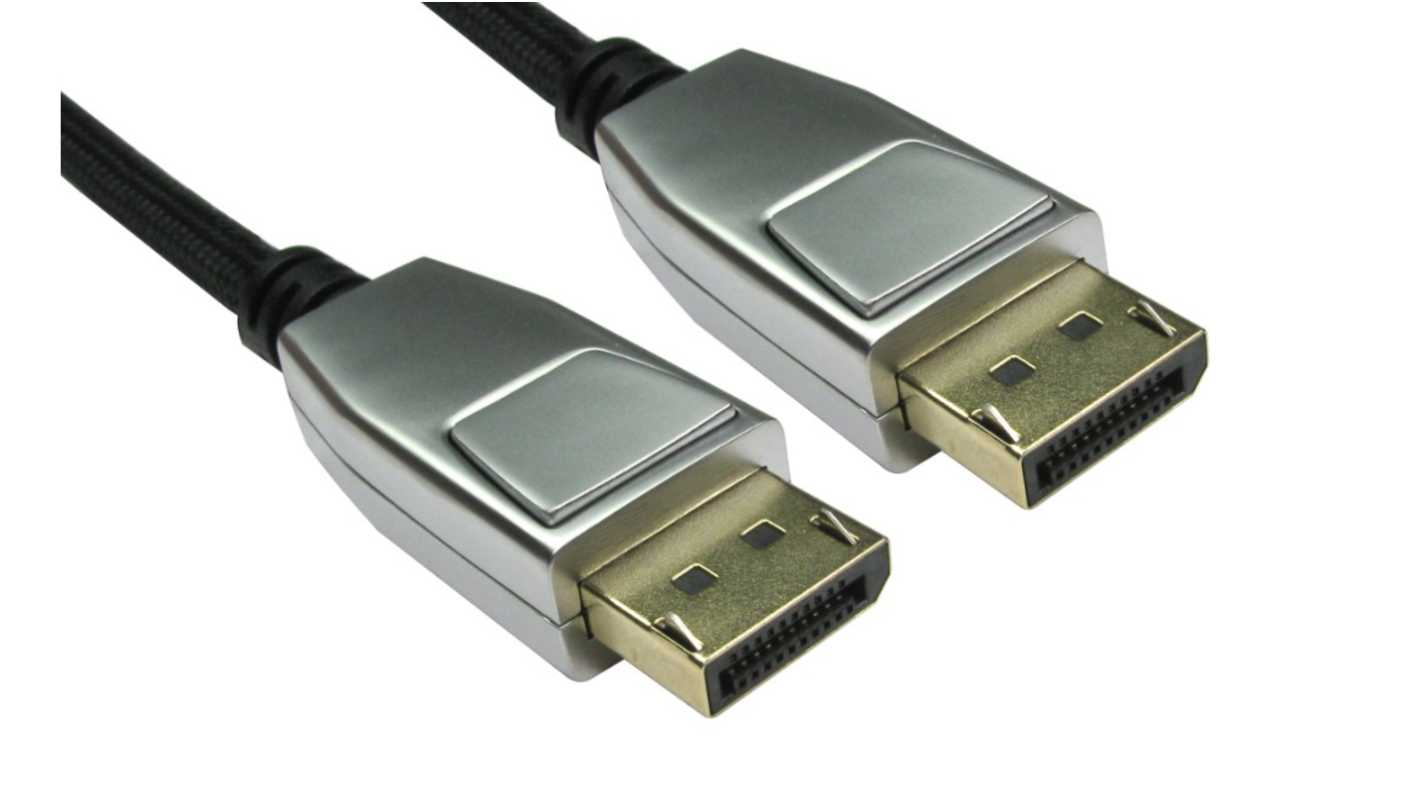 RS PRO Male DisplayPort to Male DisplayPort Cable, 4K, 5m | RS