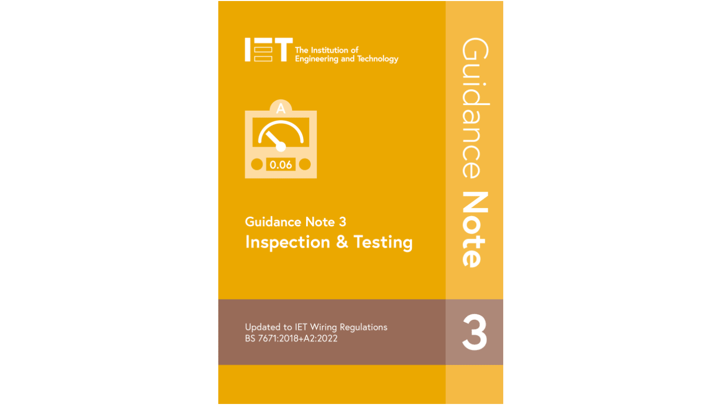 978-1-83953-236-8 | Guidance Note 3: Inspection & Testing, 9th edition | RS