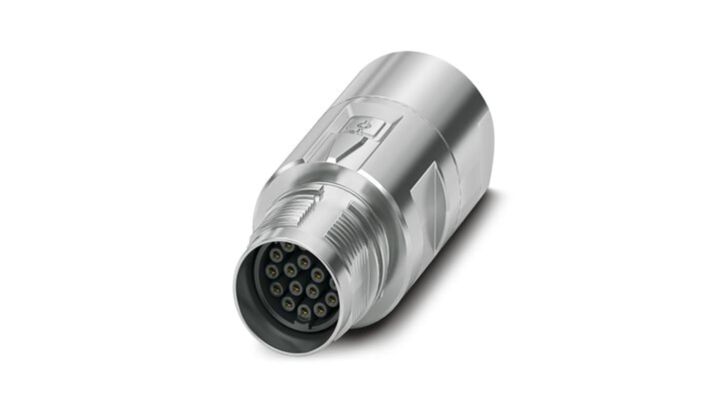 1628965 | Phoenix Contact Circular Connector, 17 Contacts, Cable Mount ...
