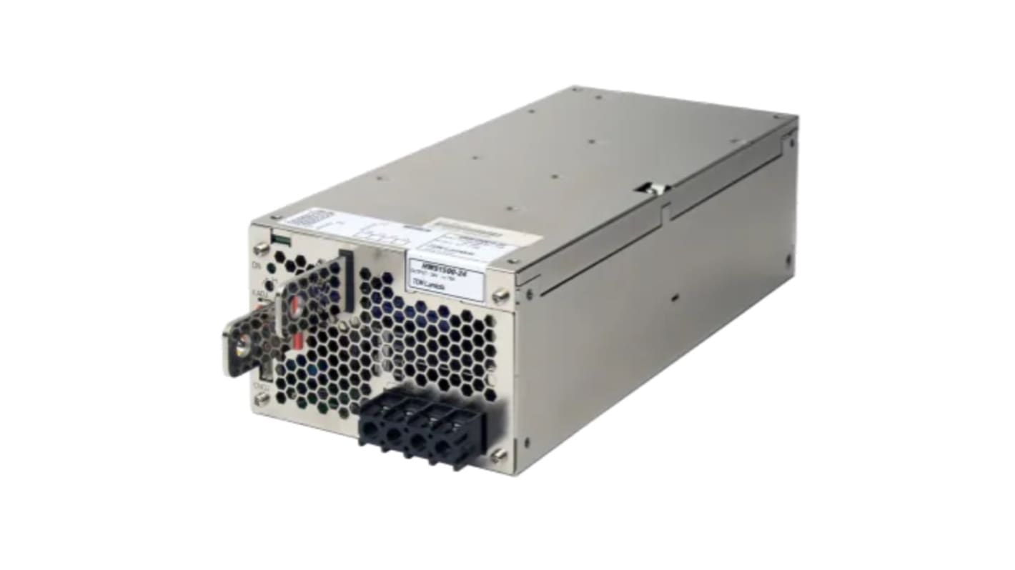 TDK-Lambda AC-DC Power Supply, HWS1500-5, 5V dc, 300A, 1500W, 1 Output, 85 → 265V ac Input ...