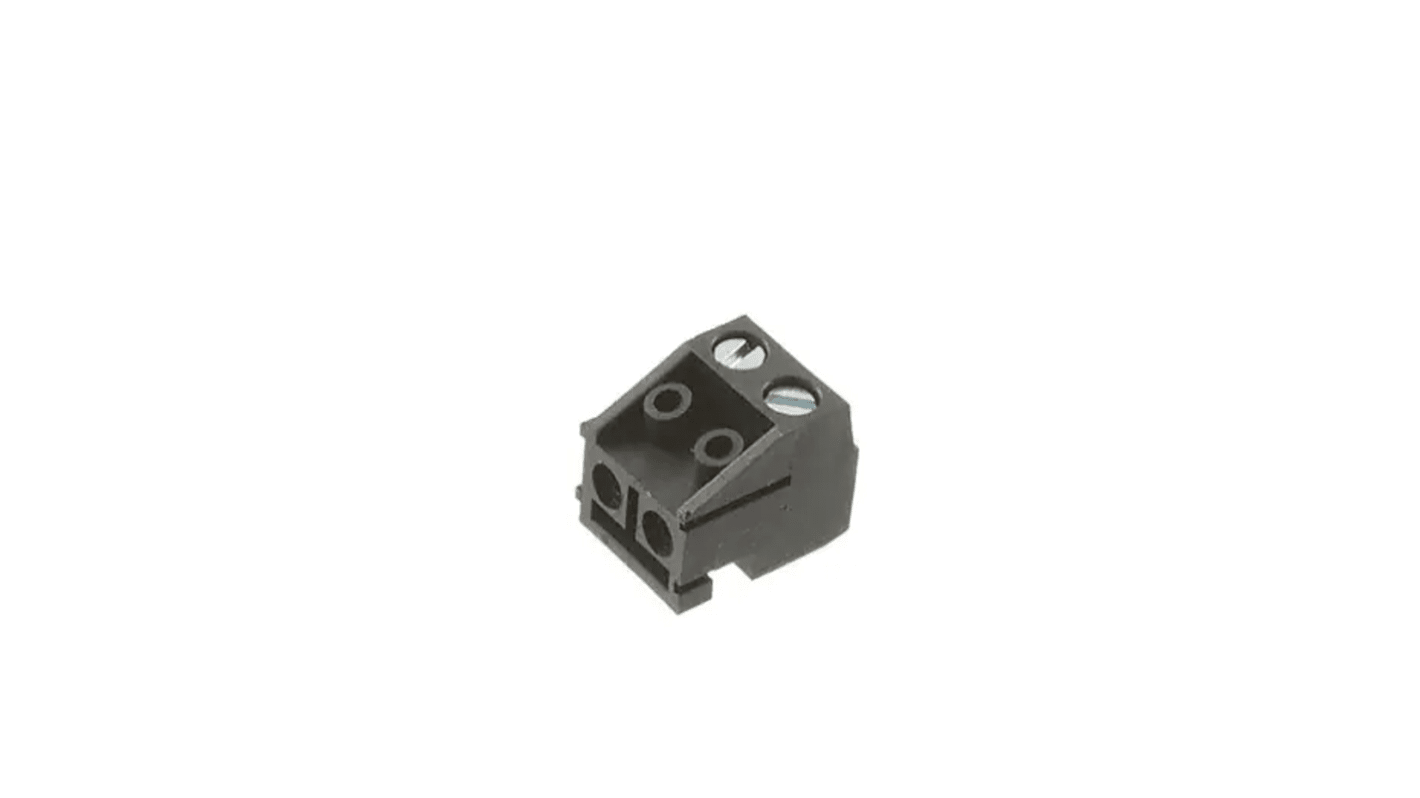 RS PRO 5mm Pitch 2 Way Pluggable Terminal Block, Plug, Free Hanging (In ...