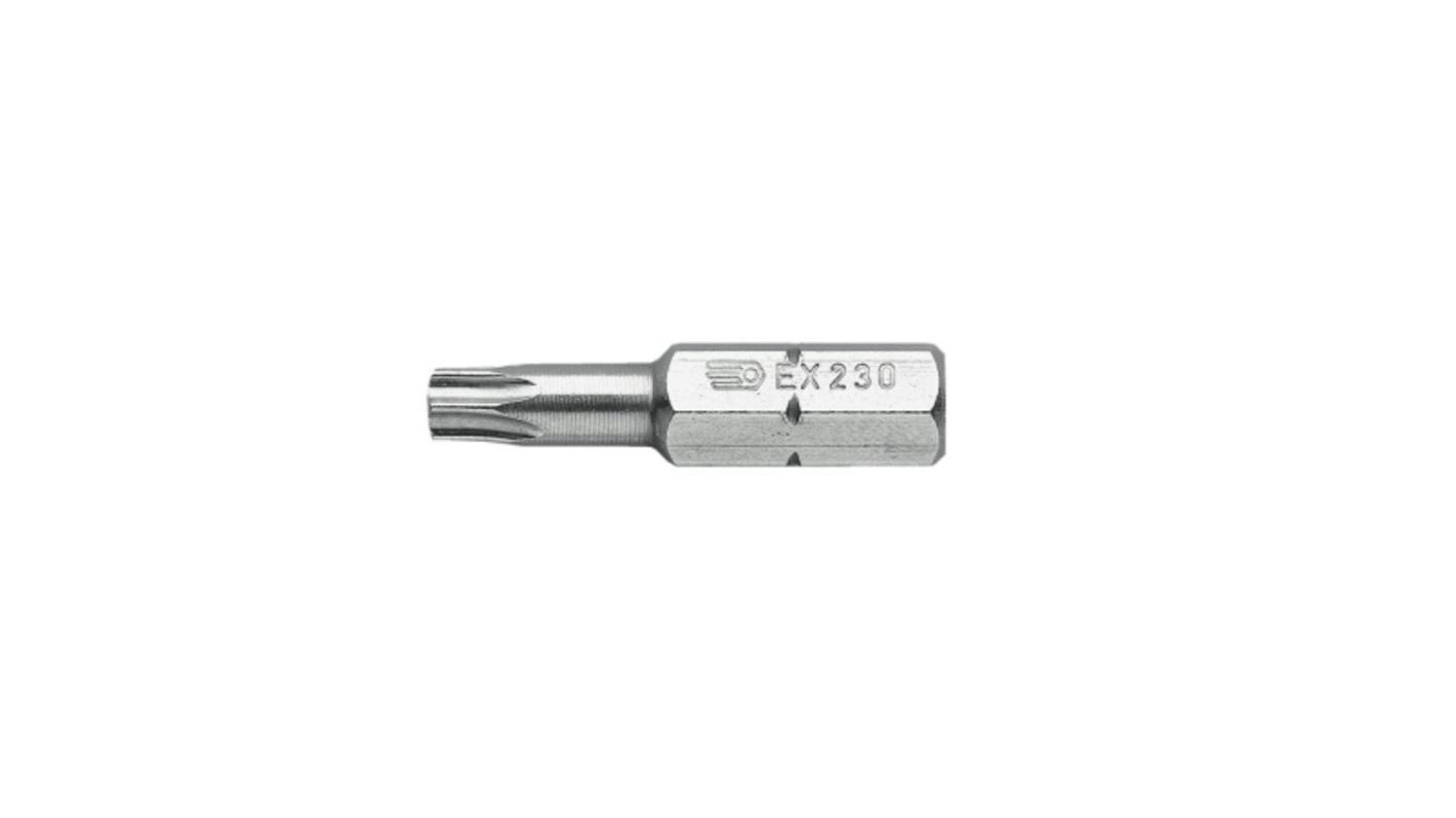 EX.225 | Facom Torx Screwdriver Bit, T25 Tip | RS