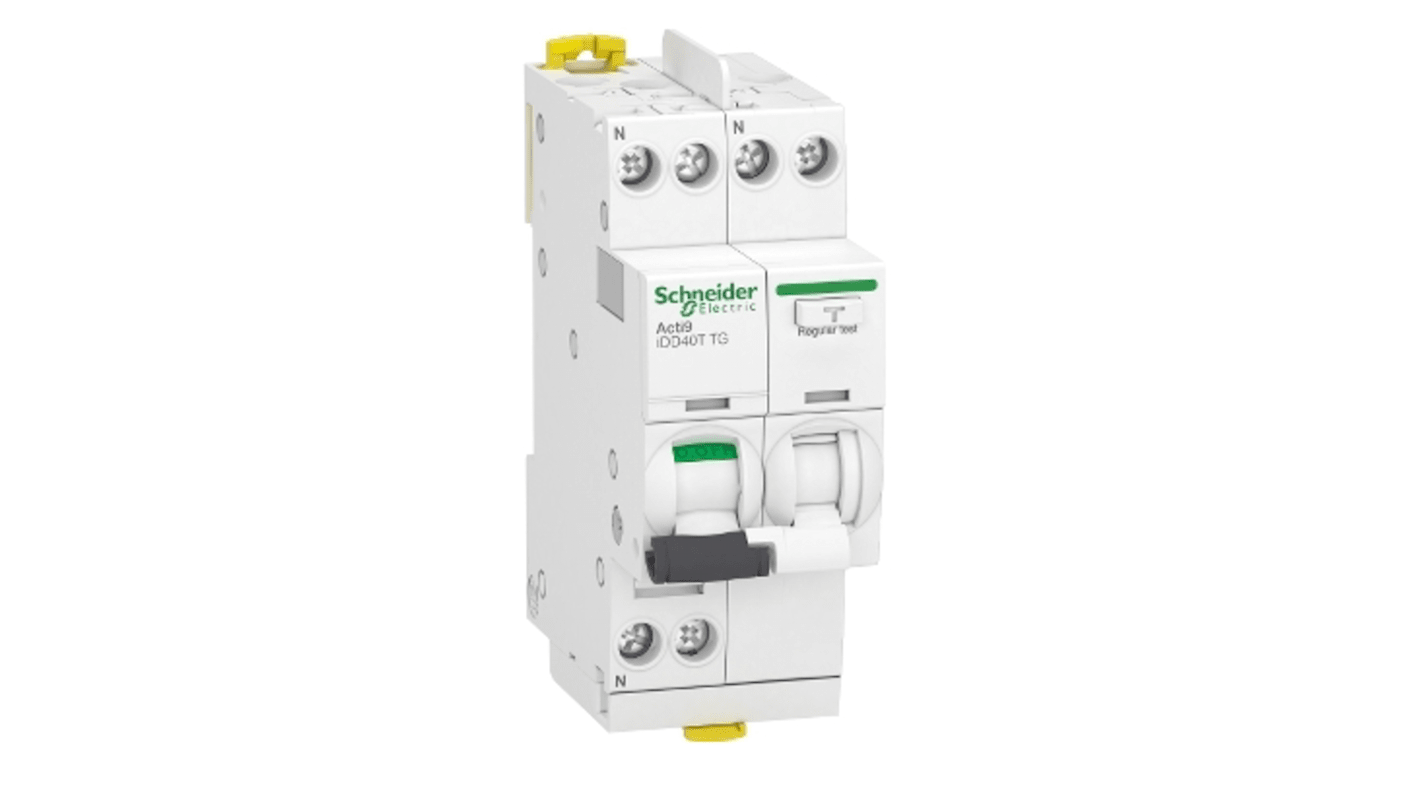 A9DX2632 | Schneider Electric RCBO, 32A Current Rating, 1P+N Poles, 30mA Trip Sensitivity, Type ...