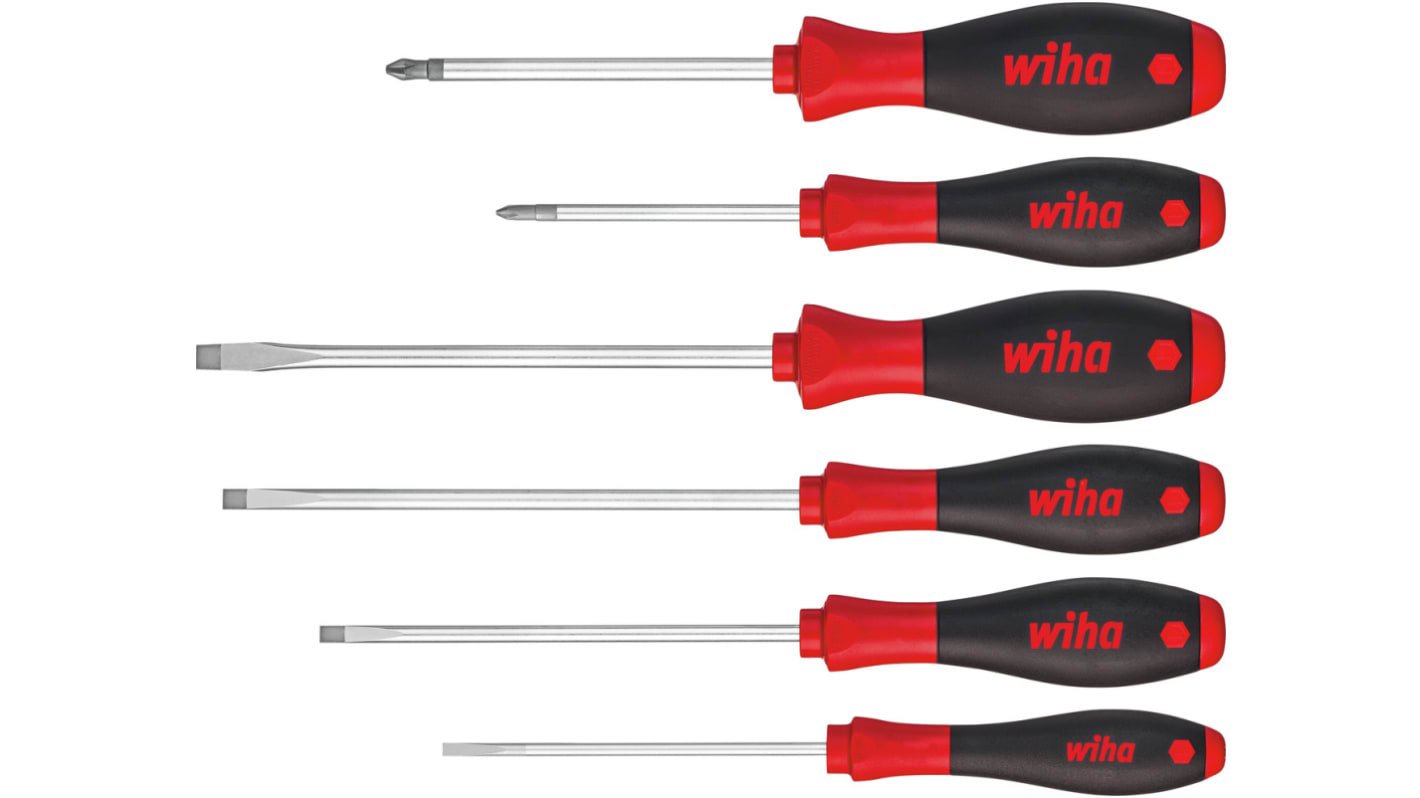 07152 | Wiha Tools Slotted Screwdriver Set, 6-Piece | RS