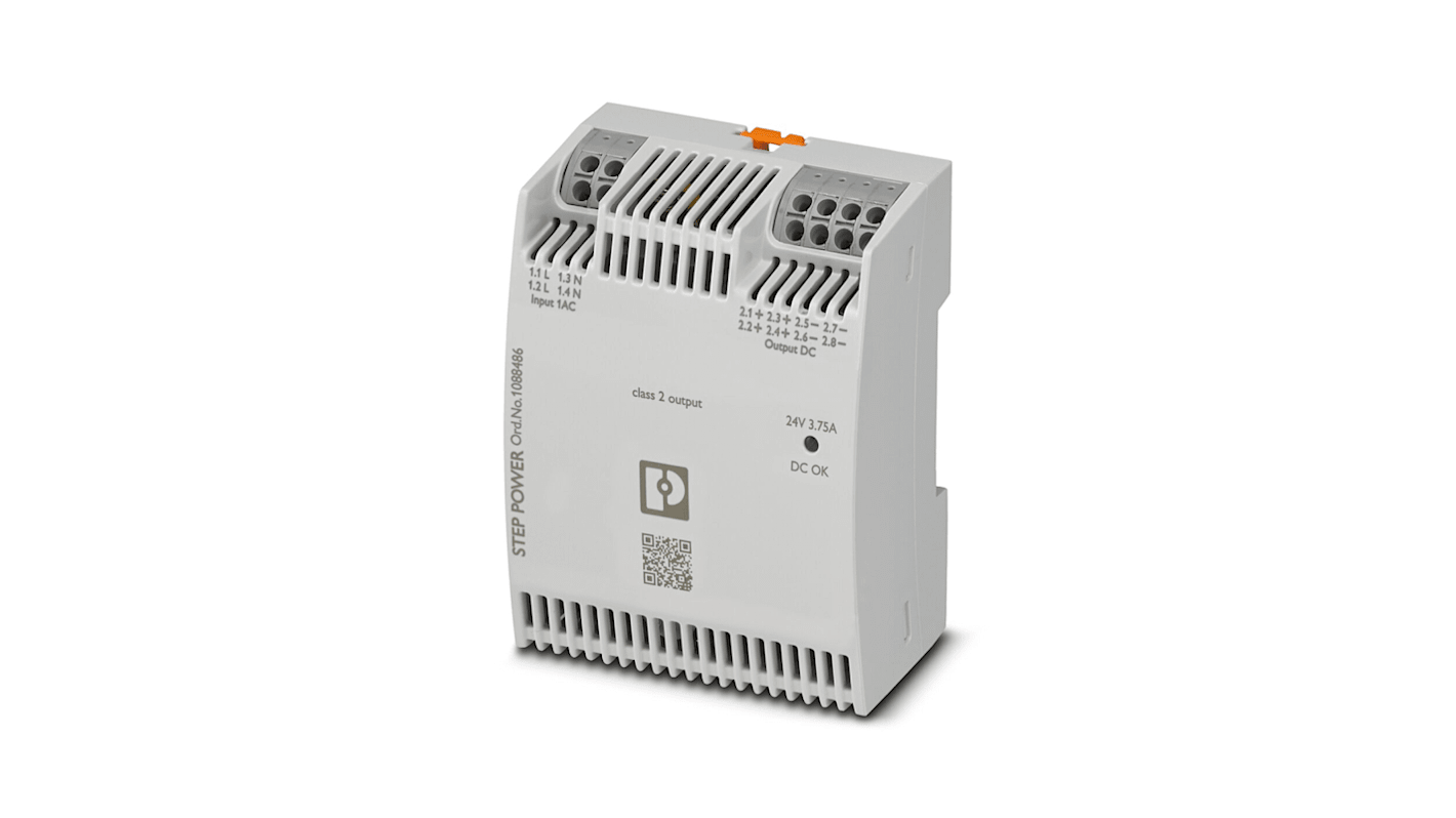 1088486 | Phoenix Contact STEP POWER Switched Mode PSU, 100 → 240 V ...