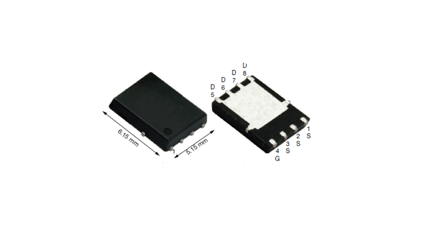 SiR584DP-T1-RE3 | MOSFET Vishay canal N, PowerPAK SO-8 100 A 80 V, 8 ...