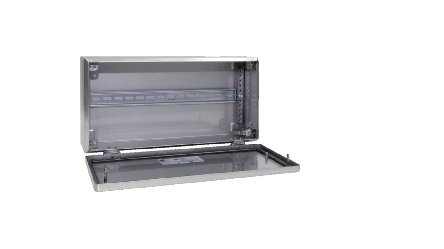 1558010 | Rittal BG Series Grey Stainless Steel Enclosure, IP66, Grey ...