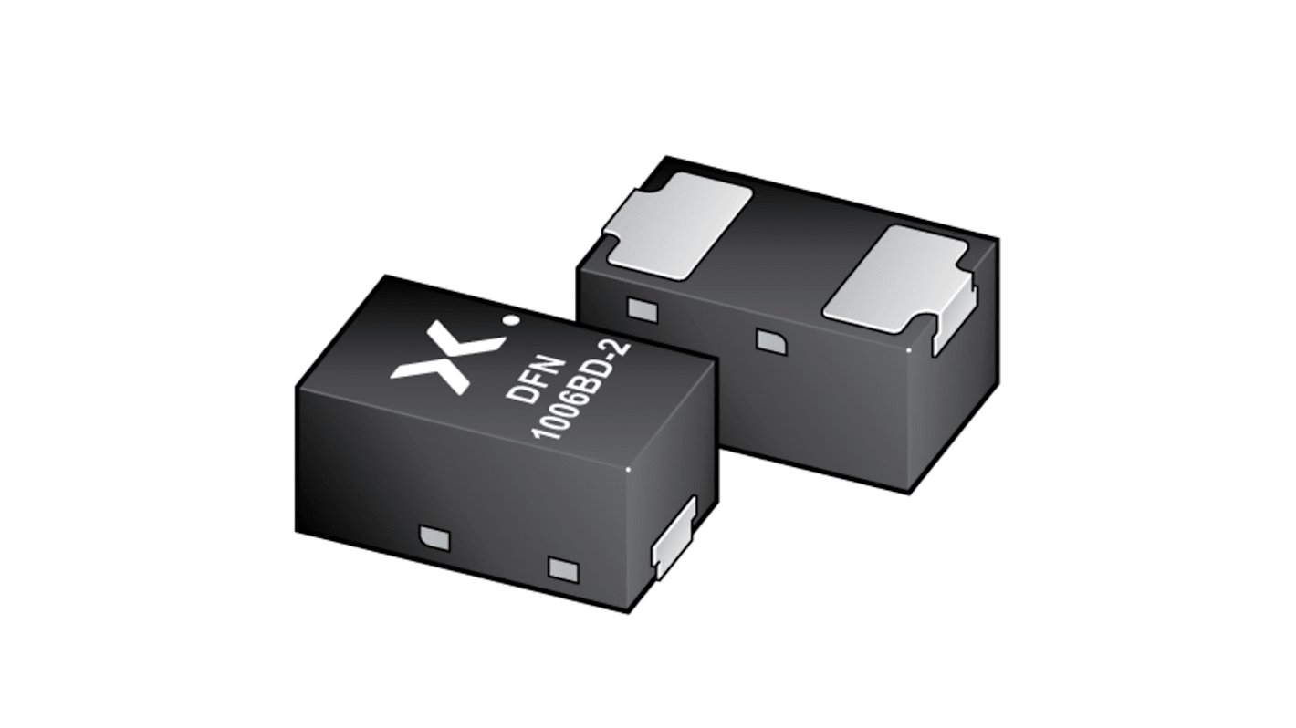 BZX884S-B30-QYL | Nexperia, 30V Zener Diode 365 mW SMT DFN1006BD-2 | RS