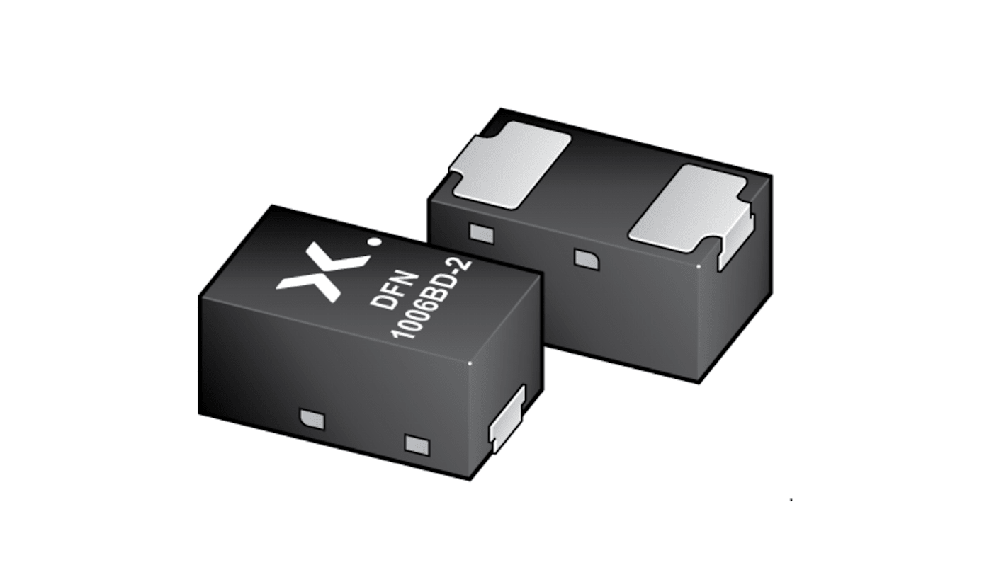 BZX884S-C18-QYL | Diode Zener Nexperia, 18V, dissip. ≤ 365 mW DFN1006BD ...