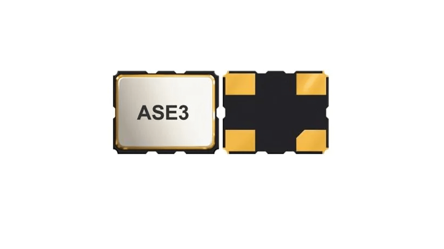 Abracon, 25MHz Crystal Oscillator Crystal Oscillator CMOS SMD ASE3-25 ...